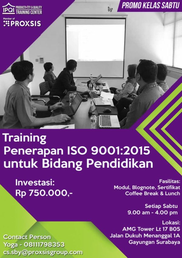Promo Training Kelas Sabtu