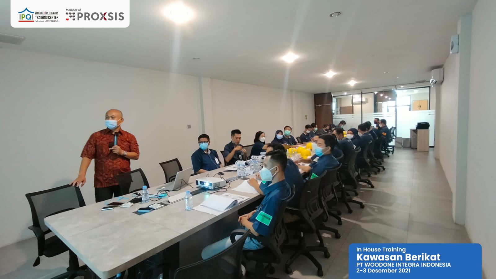 PT WoodOne Integra Indonesia Gandeng Proxsis di Training Kawasan Berikat