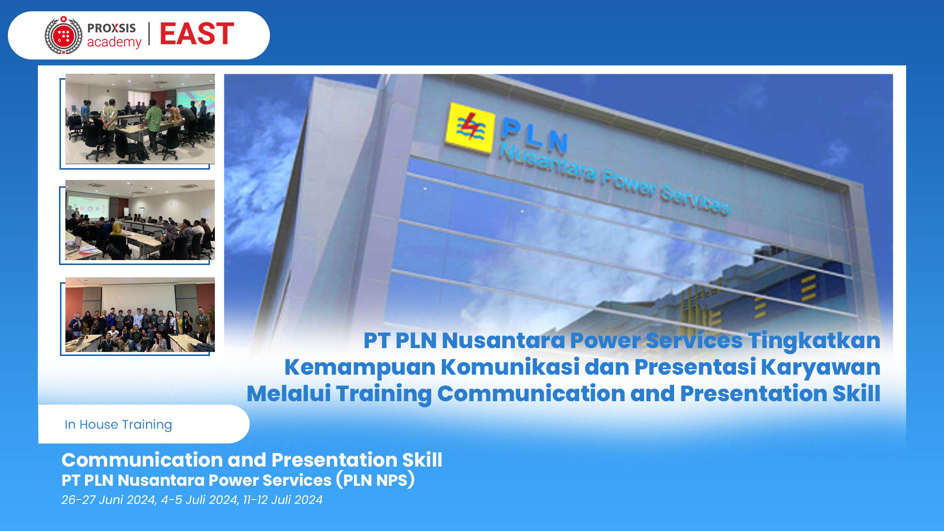 PT PLN Nusantara Power Services Tingkatkan Kemampuan Komunikasi dan Presentasi Karyawan Melalui ...