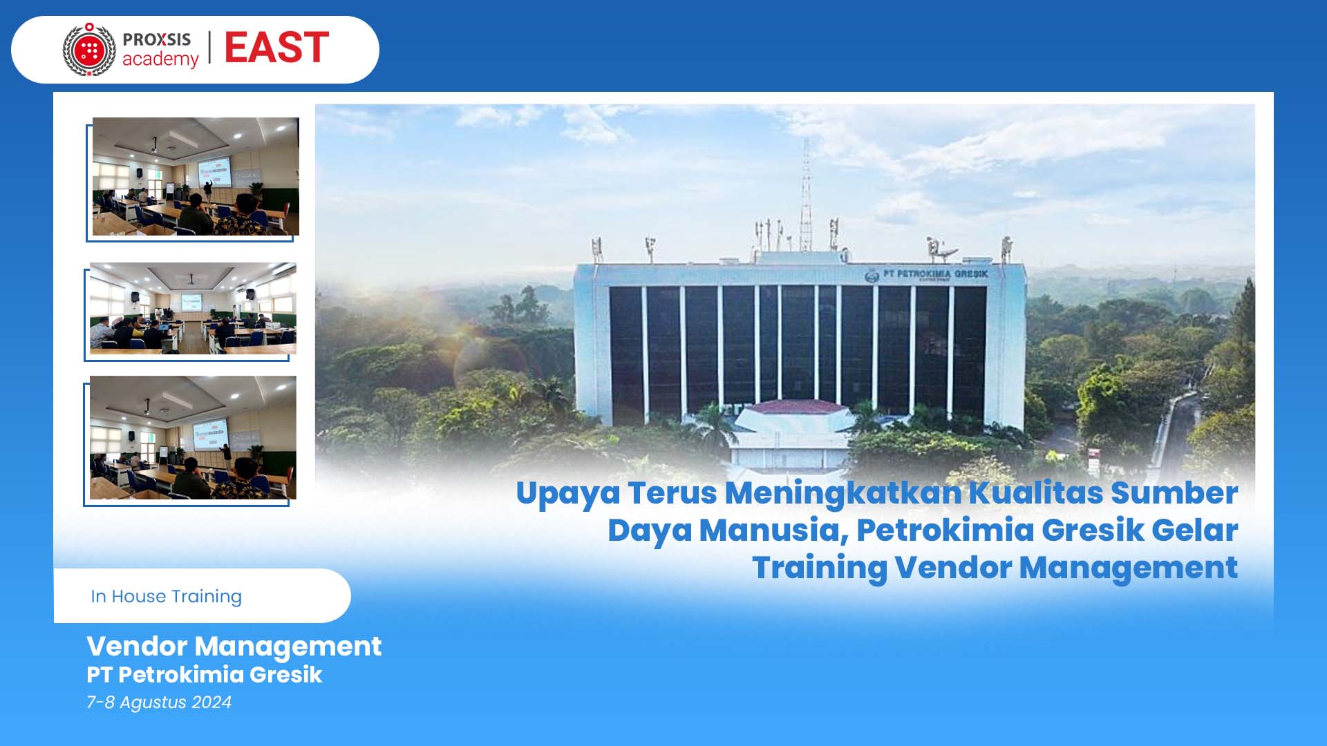Upaya Terus Meningkatkan Kualitas Sumber Daya Manusia, Petrokimia Gresik Gelar Training Vendor ...