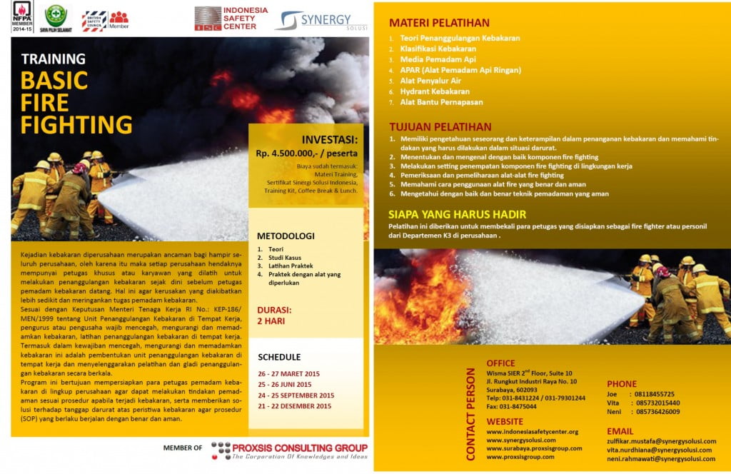 Proxsis SurabayaTraining Basic Fire Fighting