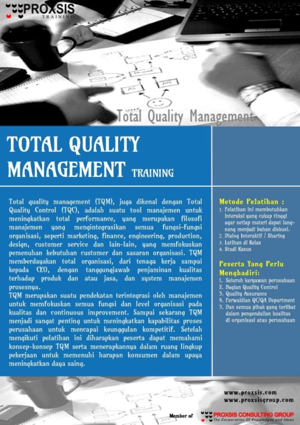 Training Total Quality Management